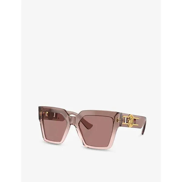 Versace Ve4458 Butterfly-frame Sunglasses - Tan