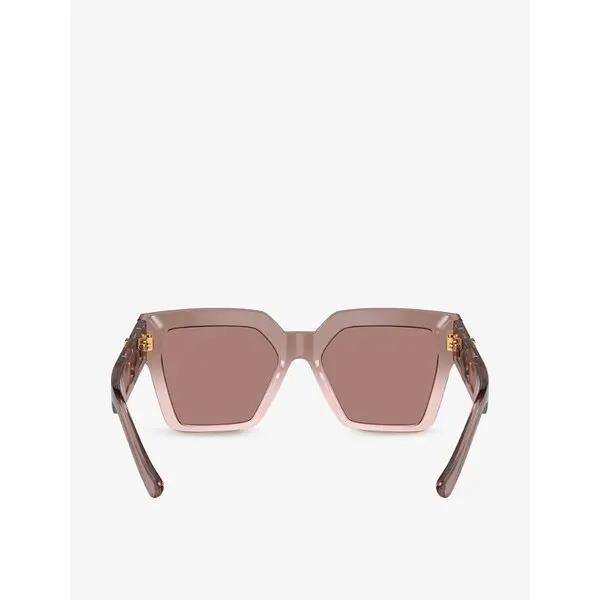 Versace Ve4458 Butterfly-frame Sunglasses - Tan