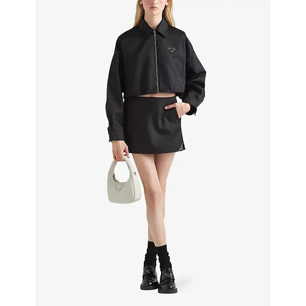 Prada Re-nylon Cropped Jacket