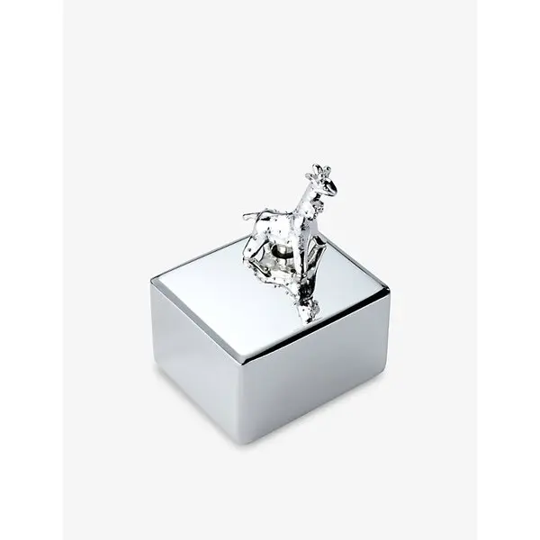 ARTHUR PRICE Giraffe Silver-plated Music Box 6.5cm X 5.5cm