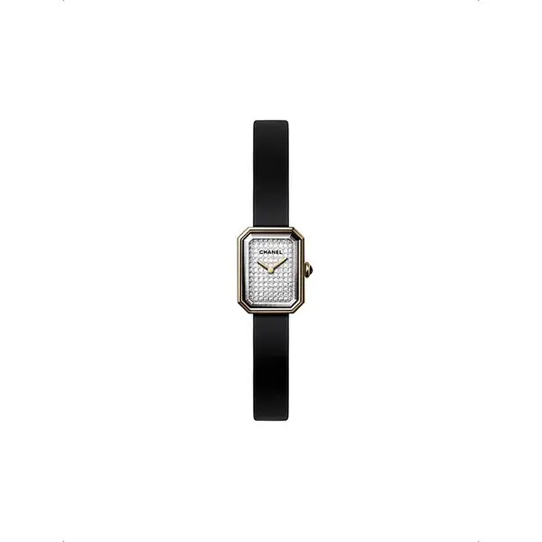 Chanel Première Velour Quartz Watch - Black & Gold