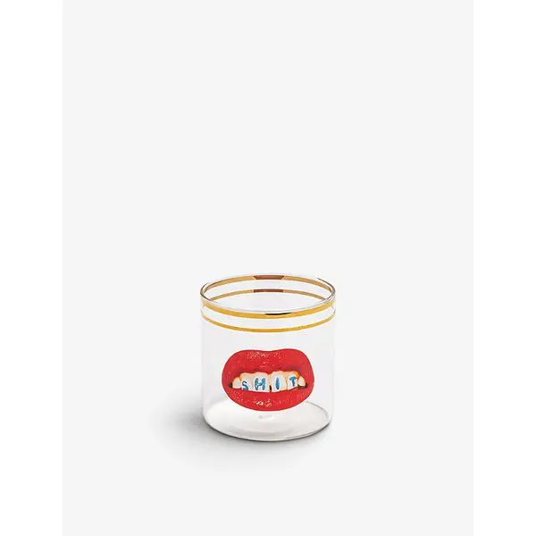 SELETTI Wears Toiletpaper Sh*t Glass 8.5cm - One-color