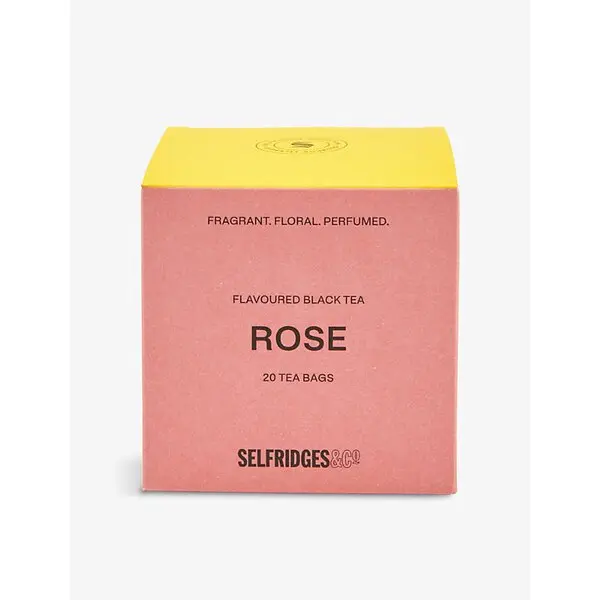 SELFRIDGES SELECTION Rose Flavoured Tea Bags Pack Of 20 - One-color