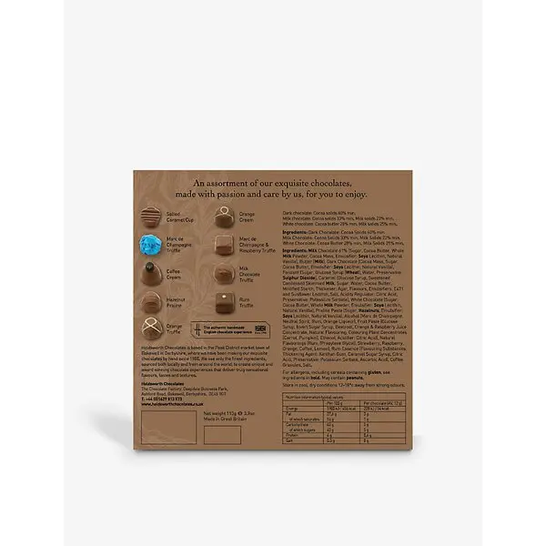 HOLDSWORTH Small Milk Chocolate Window Box