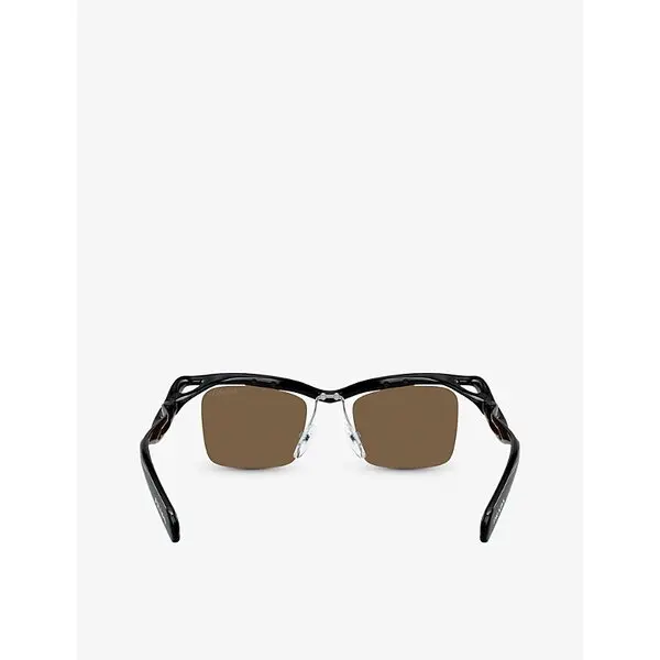 Prada Pr A15s Rectangle-frame Sunglasses