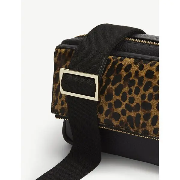Whistles Bibi Leopard-printed Crossbody Bag