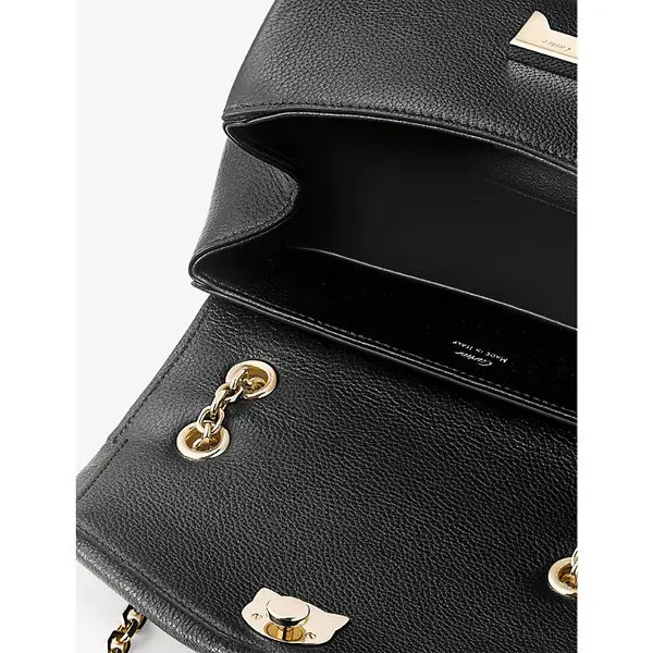 Cartier Panthère De Chain Mini Leather Cross-body Bag - Black