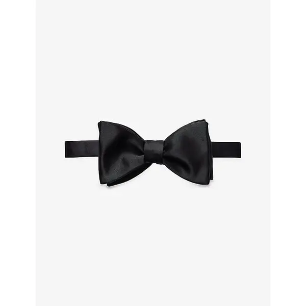 Eton Self-tied Silk Bow Tie - Black