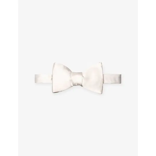 Eton Self-tied Silk Bow Tie - Off-white