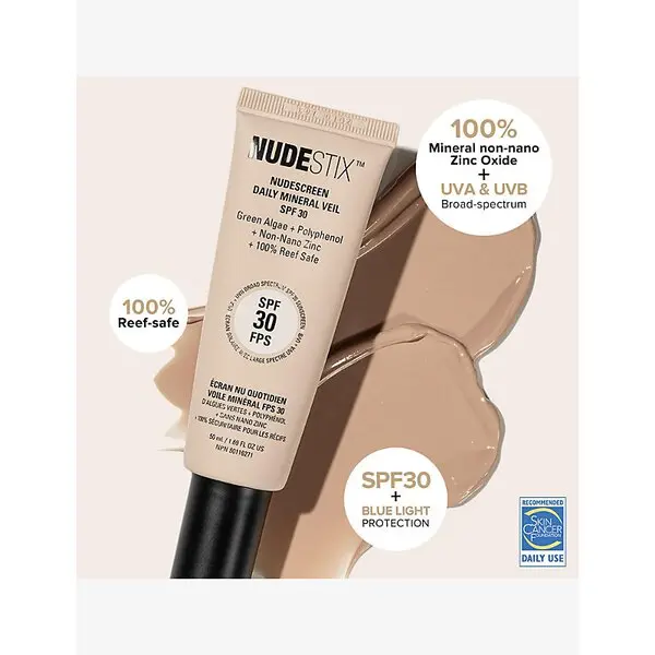 NUDESTIX Nudescreen Daily Mineral Veil Spf30 50ml - Nude