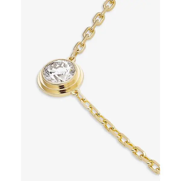 Cartier D'amour Large Yellow Gold Diamond Necklace
