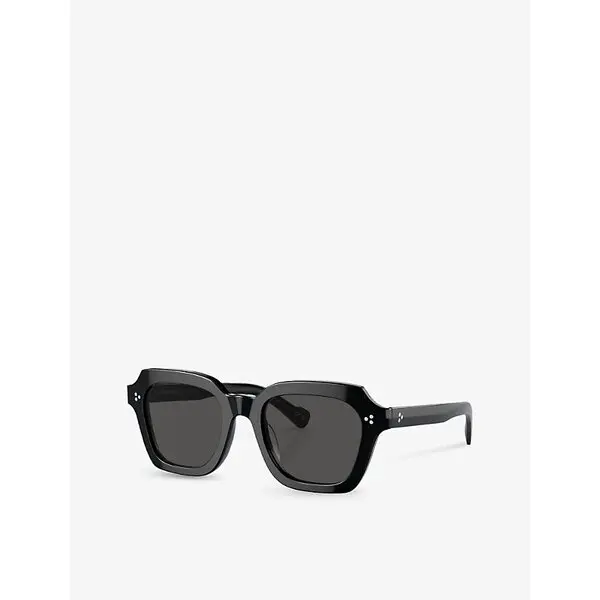 Oliver Spencer Ov5526su Kienna Square-frame Sunglasses - Black