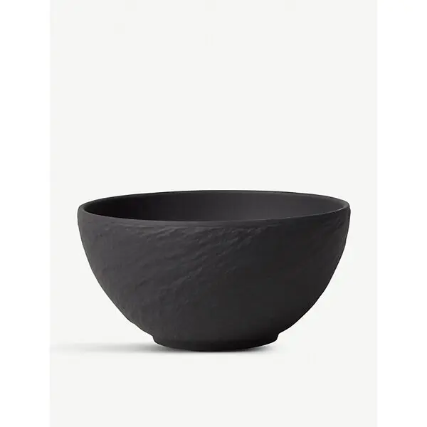 VILLEROY & BOCH Manufacture Rock Porcelain Bowl 14cm - Black