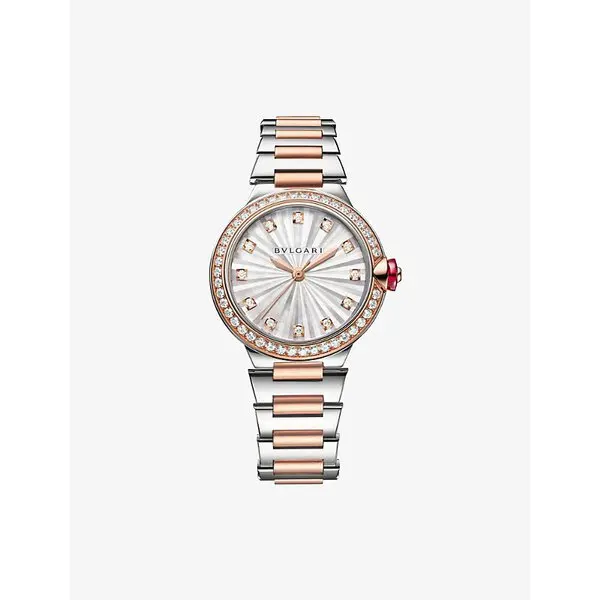 BVLGARI Lvcea Automatic Watch - Rose Gold