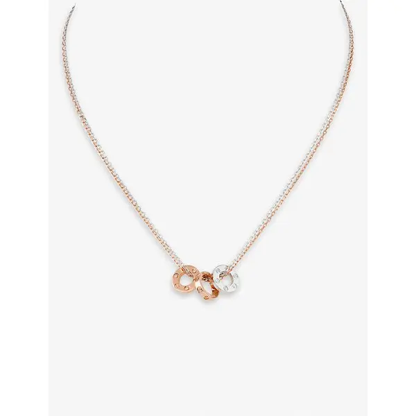 CARTIER Love Diamond And 18ct Rose-gold Necklace - One-color