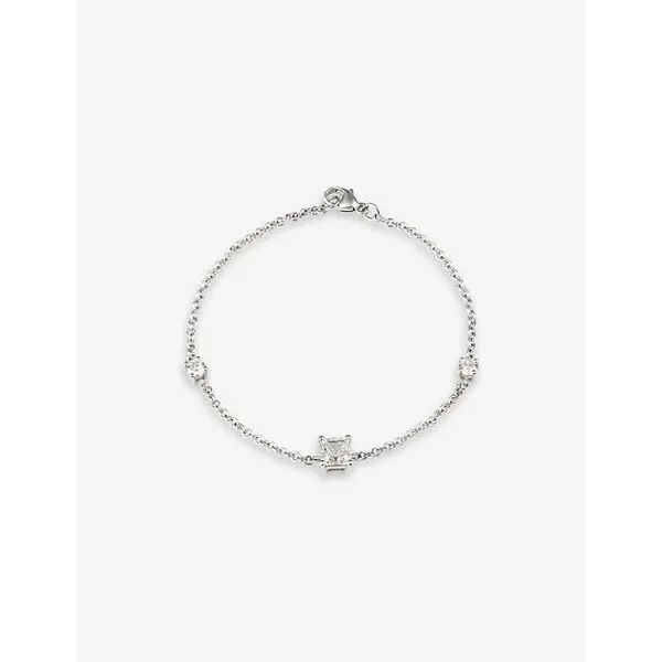 THE DIAMOND LAB 18ct White-gold And Lab-grown Diamond Bracelet - White Gold