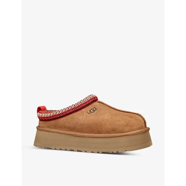 UGG Tazz Suede And Shearling Slippers - Tan