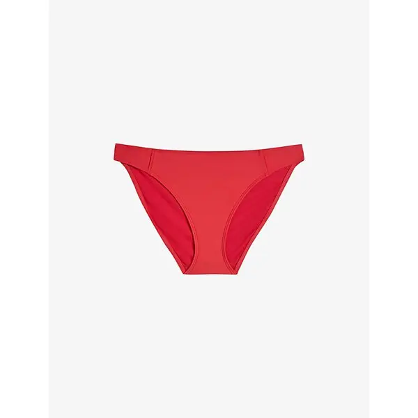 Ted Baker London Shanees Logo-embellished Low-rise Bikini Bottoms 10