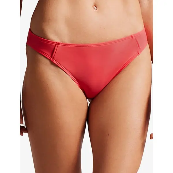 Ted Baker London Shanees Logo-embellished Low-rise Bikini Bottoms 10