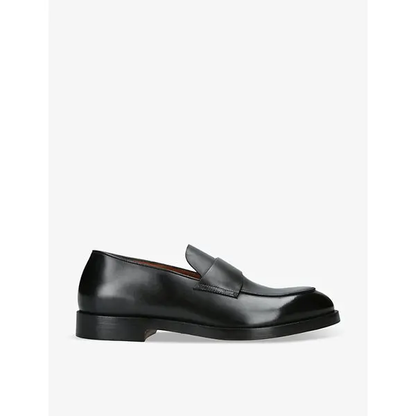 Zegna Leather Loafers - Black