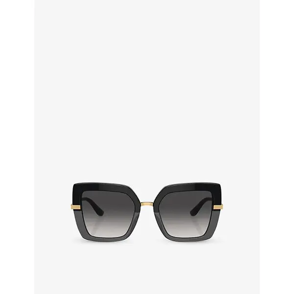 Dolce & Gabbana Dg4373 Square-frame Sunglasses - Black