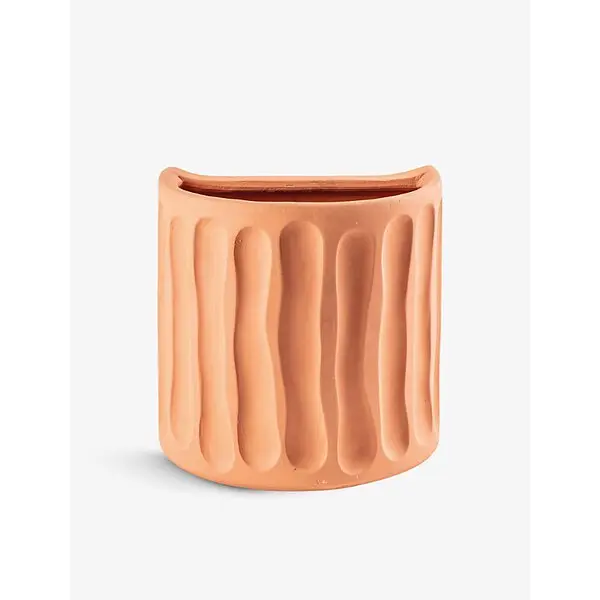SELETTI Magna Graecia Terracotta Wall Vase 25cm - One-color