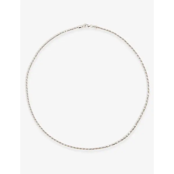 SERGE DENIMES Sterling- Rope Chain Necklace - Silver