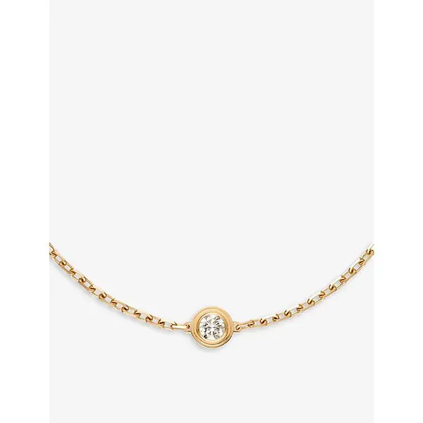 Cartier D'amour 18ct And 0.13ct Diamond Bracelet - Yellow Gold
