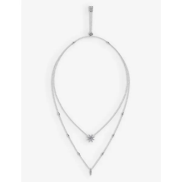 CARAT* LONDON Cosmo Sterling And Cubic Zirconia Necklace - Silver