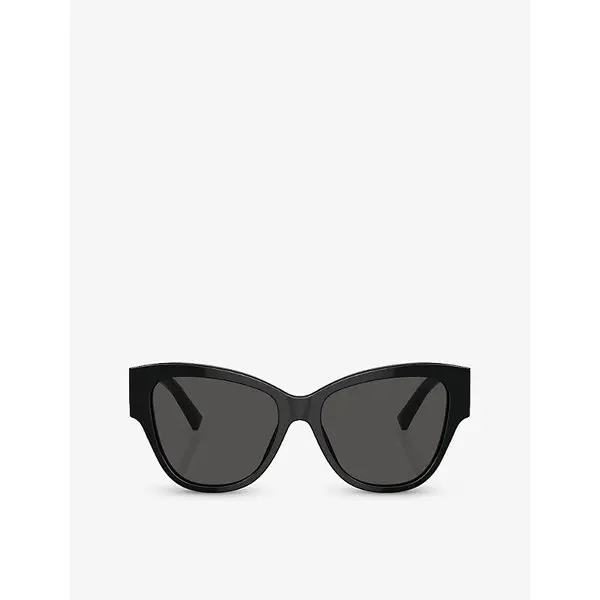 Dolce & Gabbana Dg4449 Butterfly-frame Sunglasses - Black