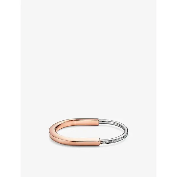 Tiffany & Co. Lock Diamond Bangle - Rose Gold