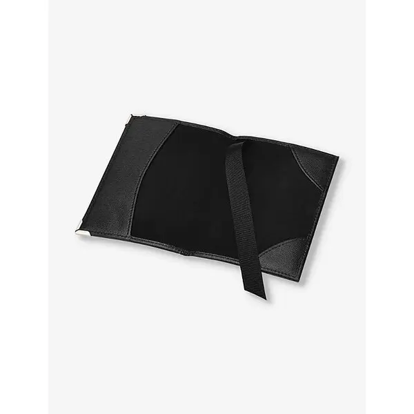 ASPINAL OF LONDON Logo-print Leather Passport Cover