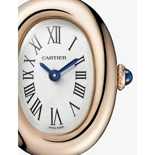 Cartier Baignoire 18ct Rose-Gold Quartz Watch In Rose Gold