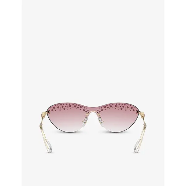 SWAROVSKI Sk7023 Cat-eye Sunglasses - Gold