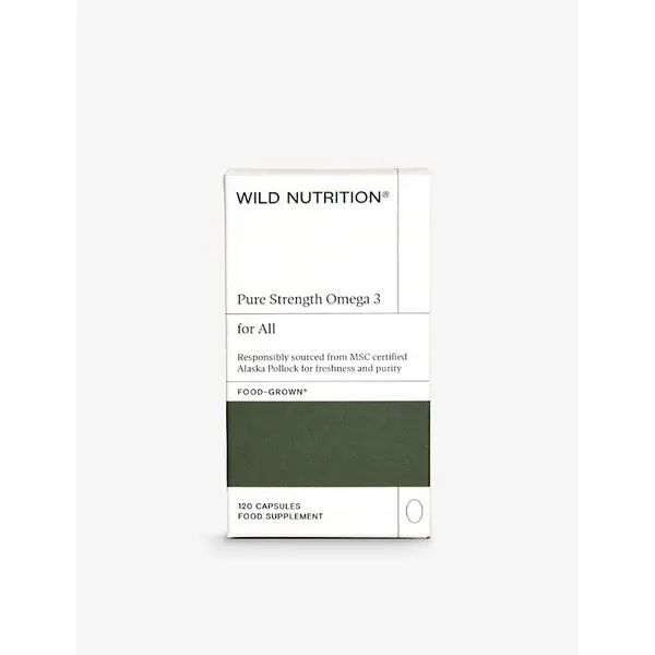 WILD NUTRITION Pure Strength Omega 3 Supplements 120 Capsules