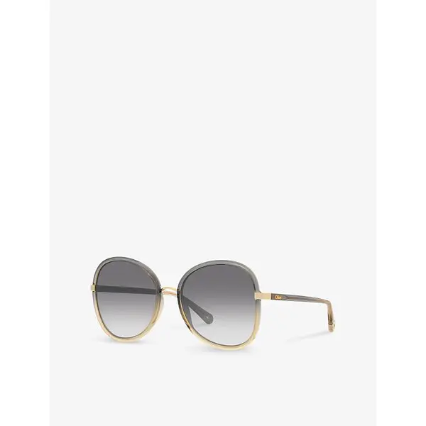 Chloé Butterfly-frame Acetate Sunglasses