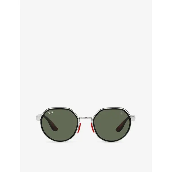 Ray-ban Scuderia Ferrari Irregular Sunglasses - Silver