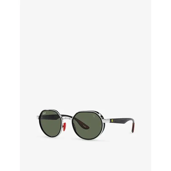 Ray-ban Scuderia Ferrari Irregular Sunglasses - Silver