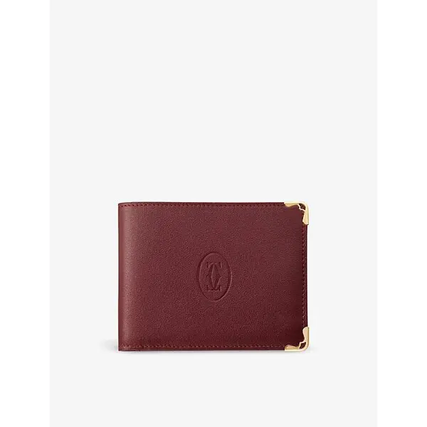 CARTIER Must De Leather Wallet - Burgundy