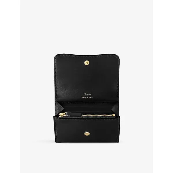Cartier Panthère De Mini Leather Wallet - Black