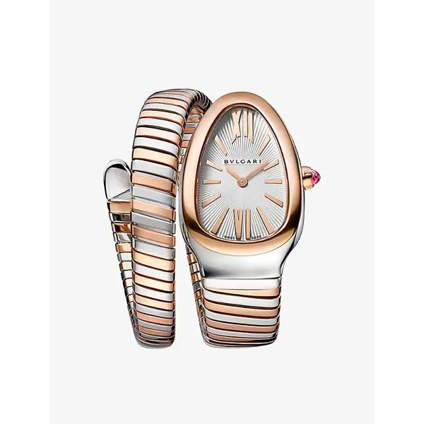 BVLGARI Serpenti Tubogas Quartz Watch - Steel And Gold