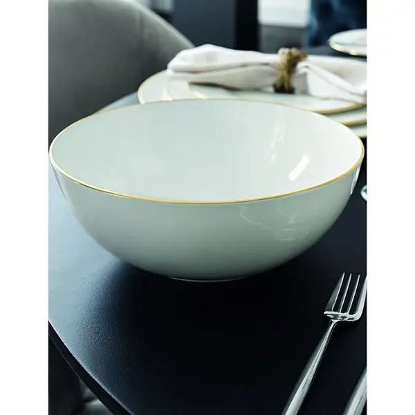 VILLEROY & BOCH Anmut Gold Bone-porcelain Salad Bowl 22.6cm - One-color
