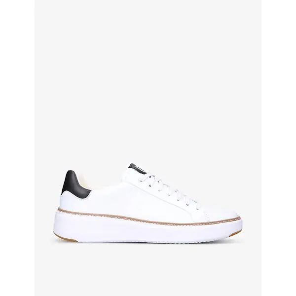 Cole Haan Grandpro Topspin Leather Trainers - White