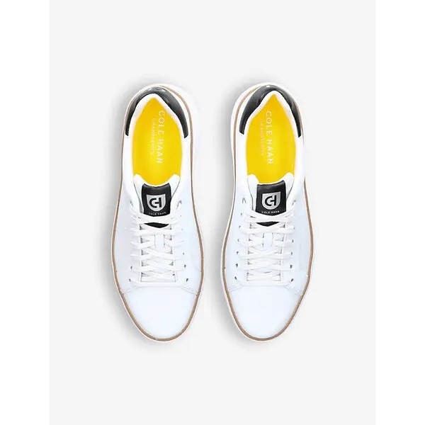 Cole Haan Grandpro Topspin Leather Trainers - White