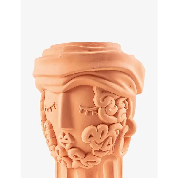 SELETTI Antonio Aricò Magna Graecia Terracotta Vase 25cm