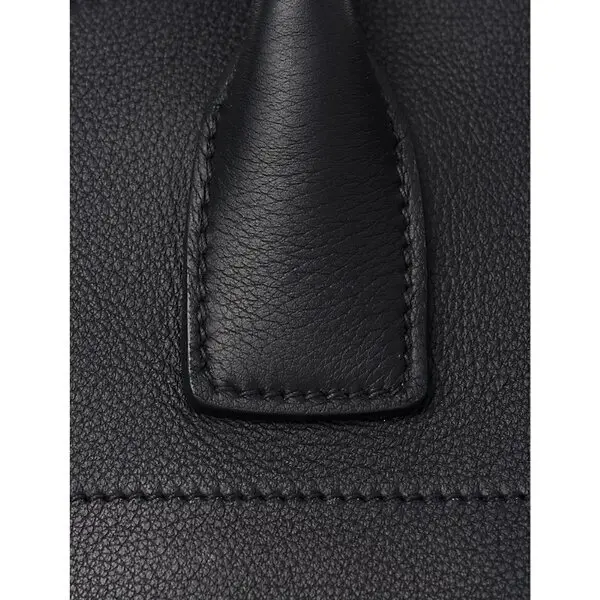Prada Foiled-logo Leather Top-handle Bag - Black