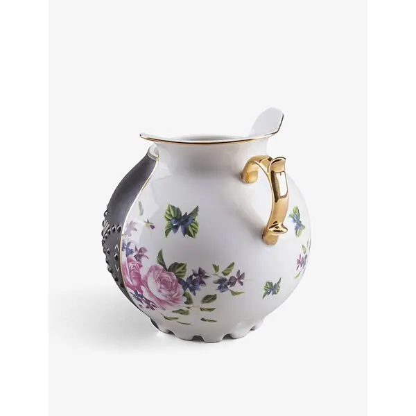 SELETTI Hybrid Ife Abstract-pattern Bone-china Porcelain Vase - One-color