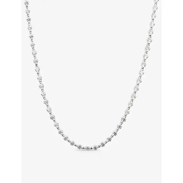 CARAT* LONDON Coralie Cubic Zirconia Necklace - Silver
