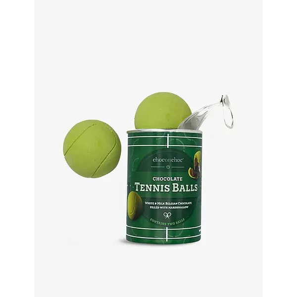 CHOC ON CHOC Tennis Ball-shaped Chocolates Box Of Two - One-color