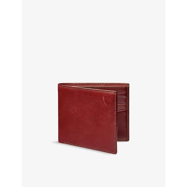 ASPINAL OF LONDON Billfold Logo-embellished Leather Wallet - Cognac